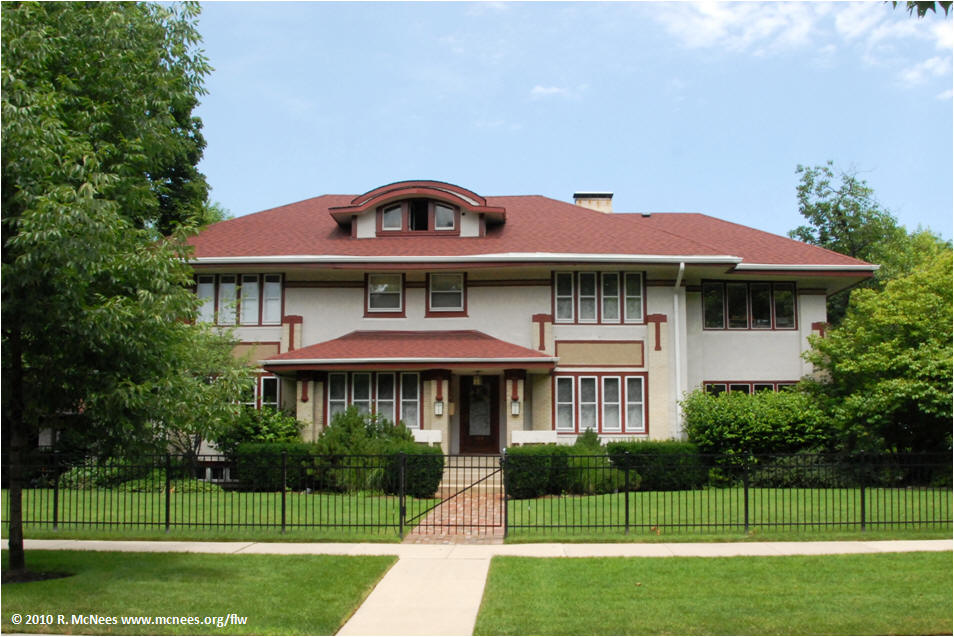 Frank Lloyd Wright Prairie School Architecture in Oak Park, Illinois ...