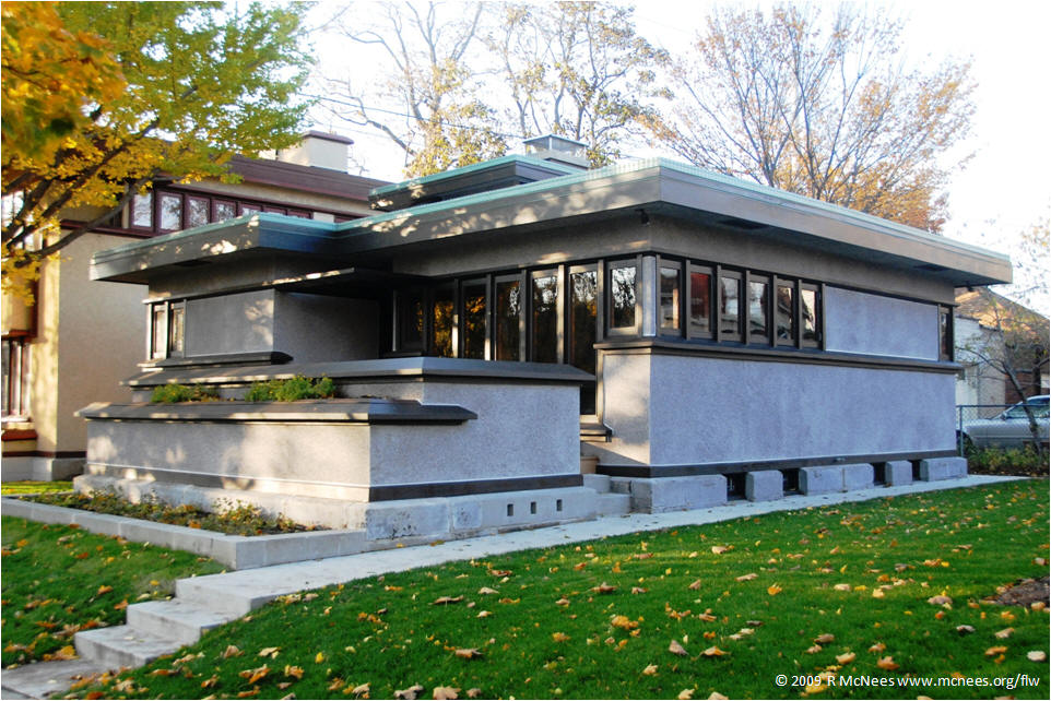 Frank Lloyd Wright Prairie School Architecture in Kenosha, Racine, Shorewood & Milwaukee ...