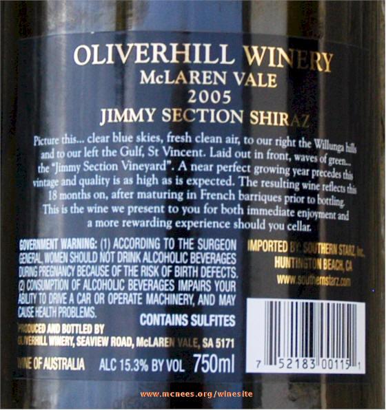 Australian Wine Labels on Rick's WineSite