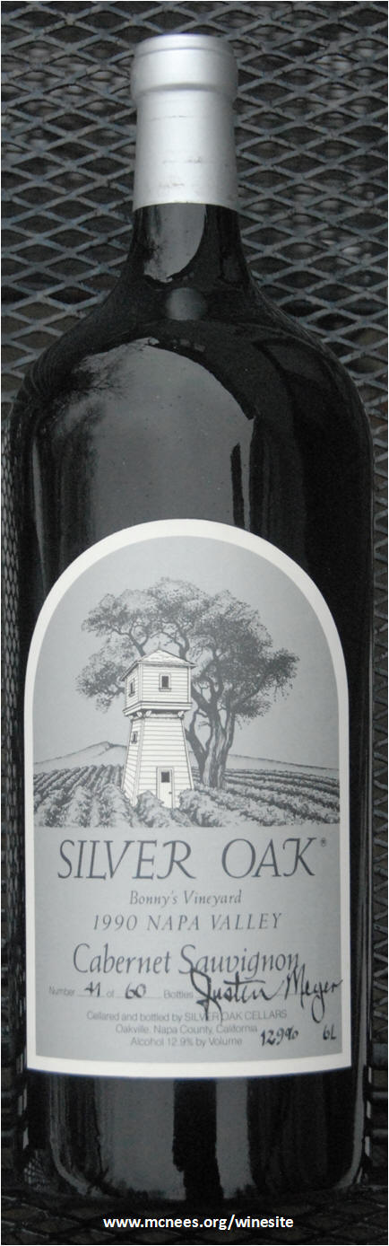 UnwindWine: Silver Oak Alexander Valley Cabernet Sauvignon 1996