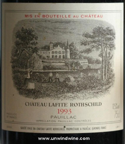 Pauillac Bordeaux Wine Labels on Rick's WineSite