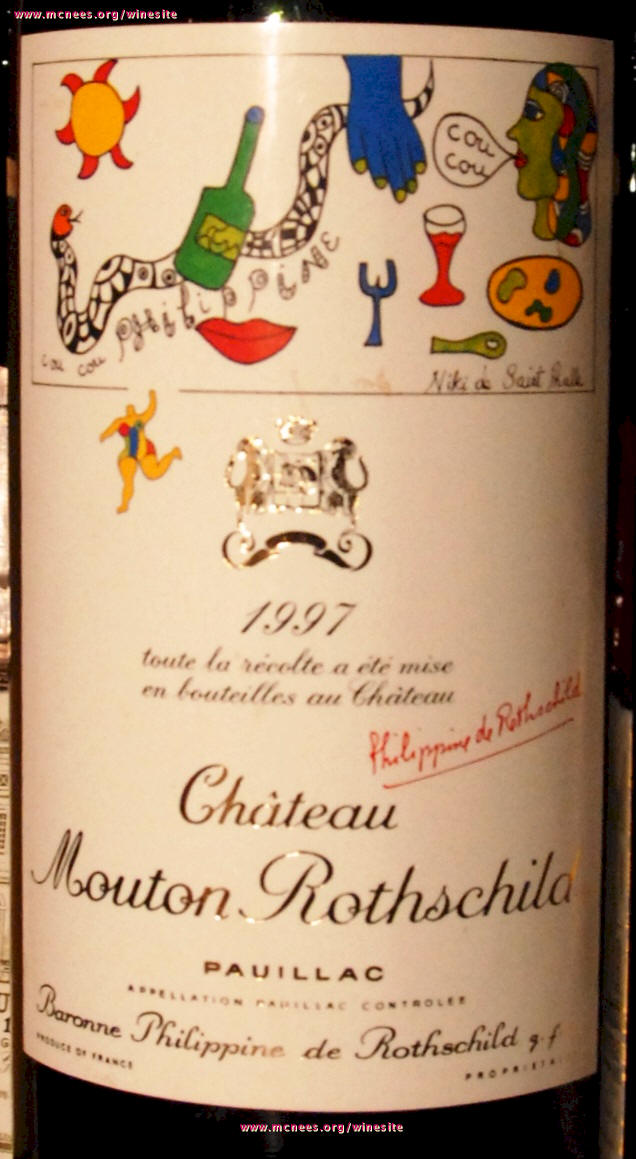 Chateau Mouton Rothschild Label Library