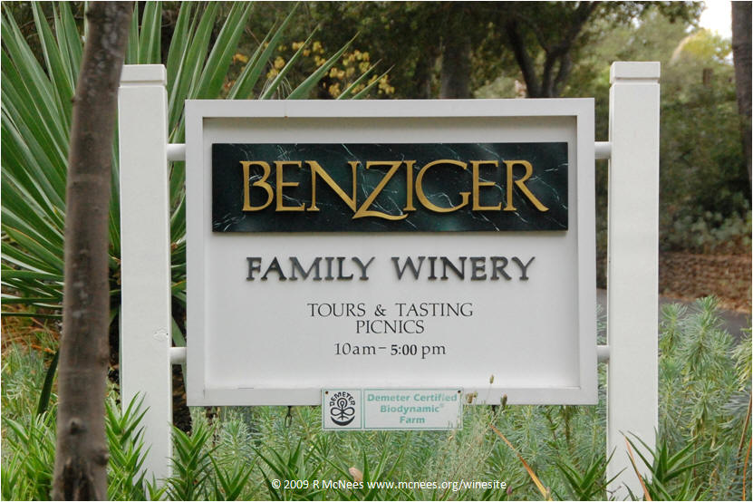 Sonoma Wine Experience 2009 - Benziger Family Winery